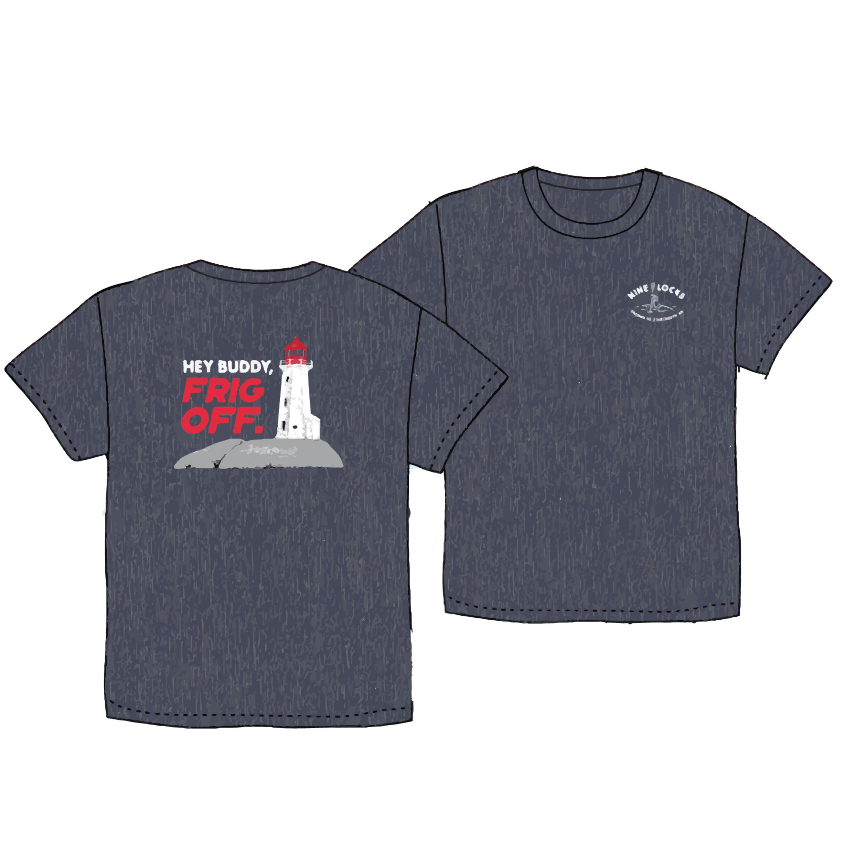 T-Shirt - Frig Off | Nine Locks Brewing Company