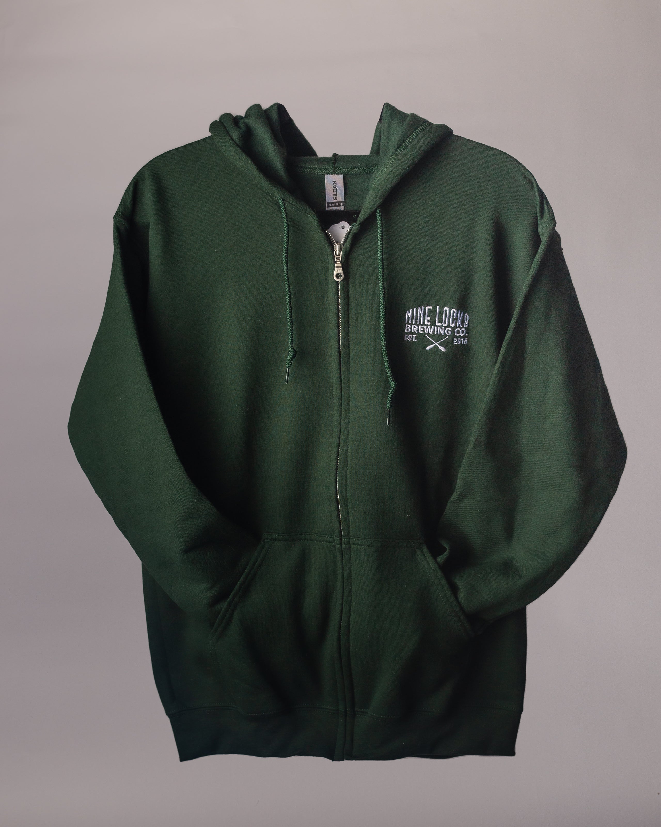 Full Zip - Hoddie | Nine Locks Brewing Company